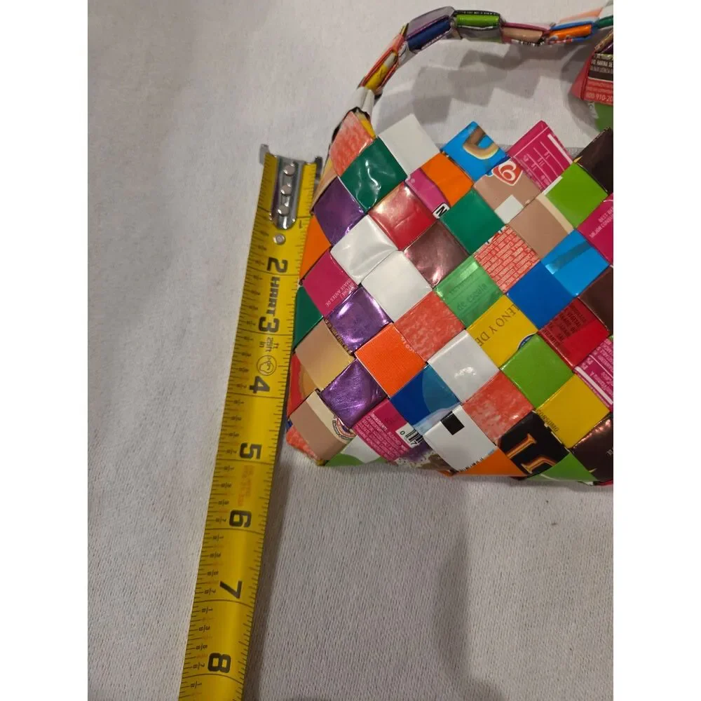 other | Bags | Gum Candy Wrapper Upcycled Shoulder Purse Y2k Multi ...